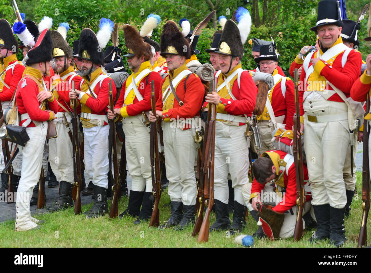 Battle of Waterloo, Belgium, bicentennial Stock Photo - Alamy