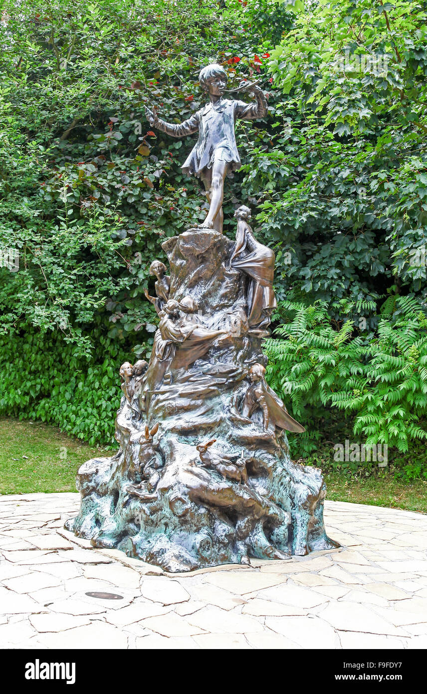 The Peter Pan bronze sculpture in Kensington Gardens is one of the most ...