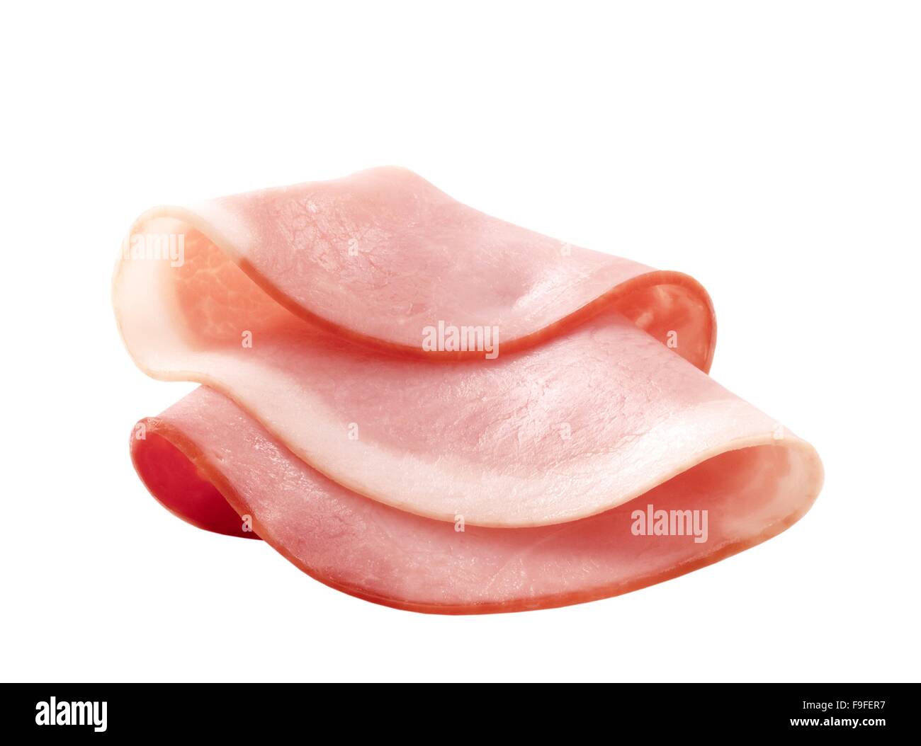 Slice of Ham Stock Photo - Alamy