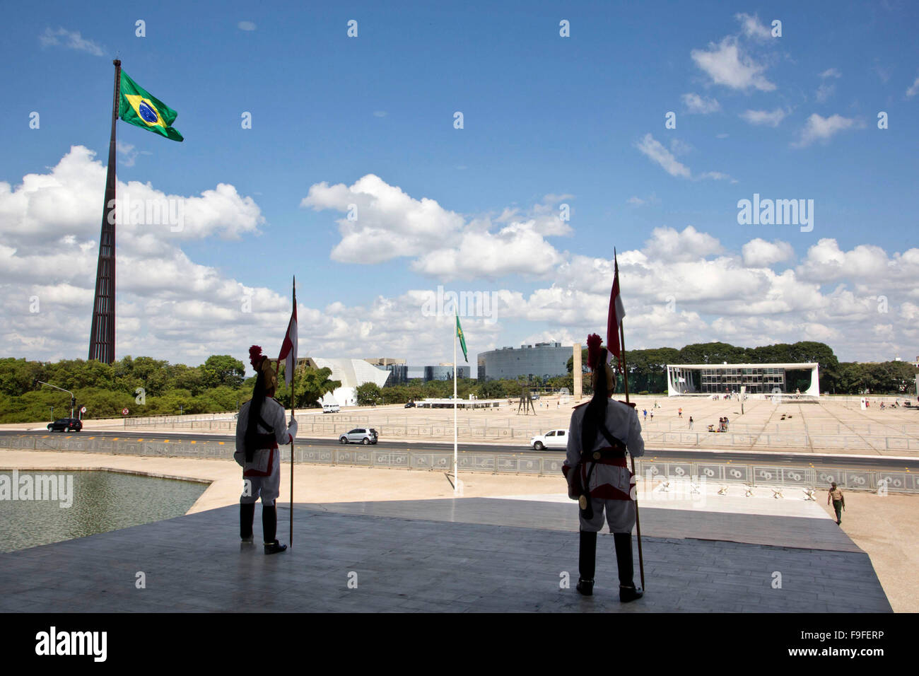 Brasilia, square of the Three powers Stock Photo - Alamy