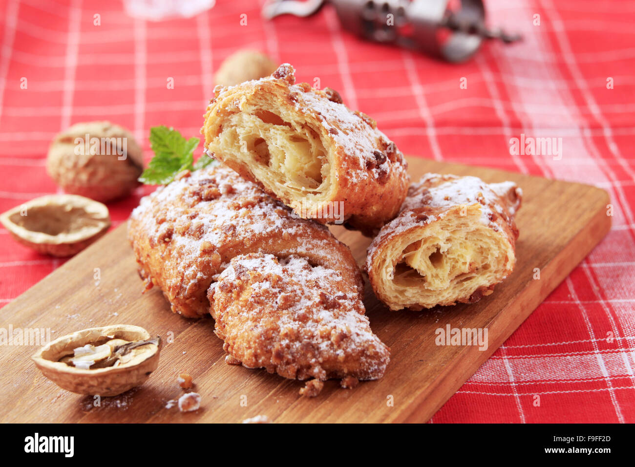 Puff pastry rolls Stock Photo - Alamy