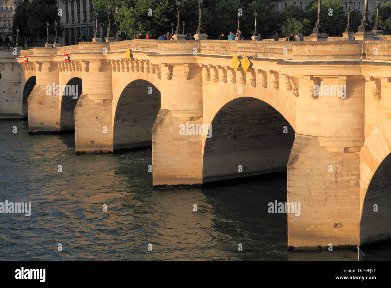 France, Paris, Pont Neuf, bridge, Seine River Stock Photo - Alamy