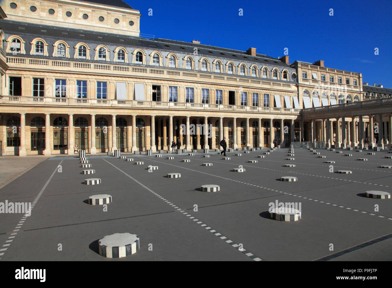France, Paris, Palais-Royal, courtyard Stock Photo - Alamy