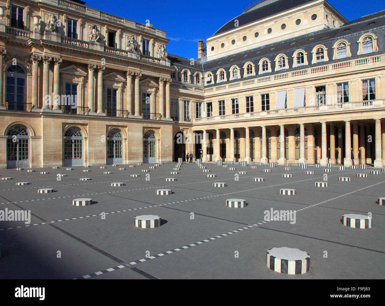 France, Paris, Palais-Royal, courtyard Stock Photo - Alamy