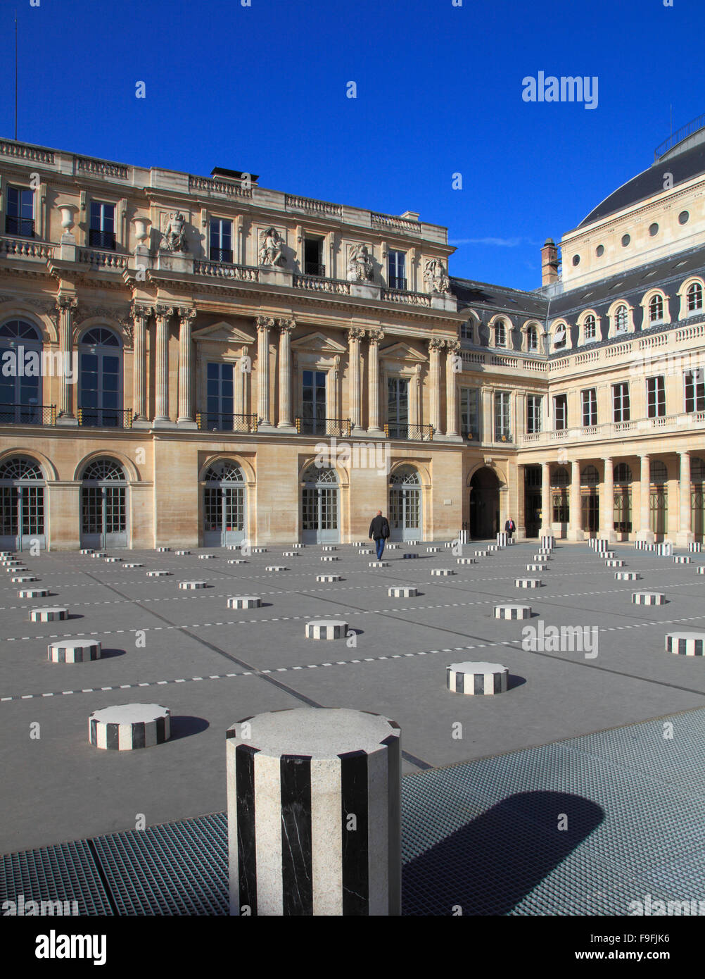 France, Paris, Palais-Royal, courtyard Stock Photo - Alamy