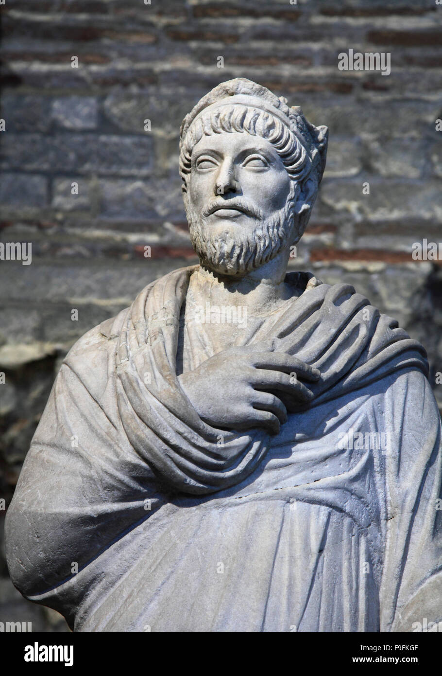 Paris Cluny Museum Roman emperor Julien statue Stock Photo - Alamy