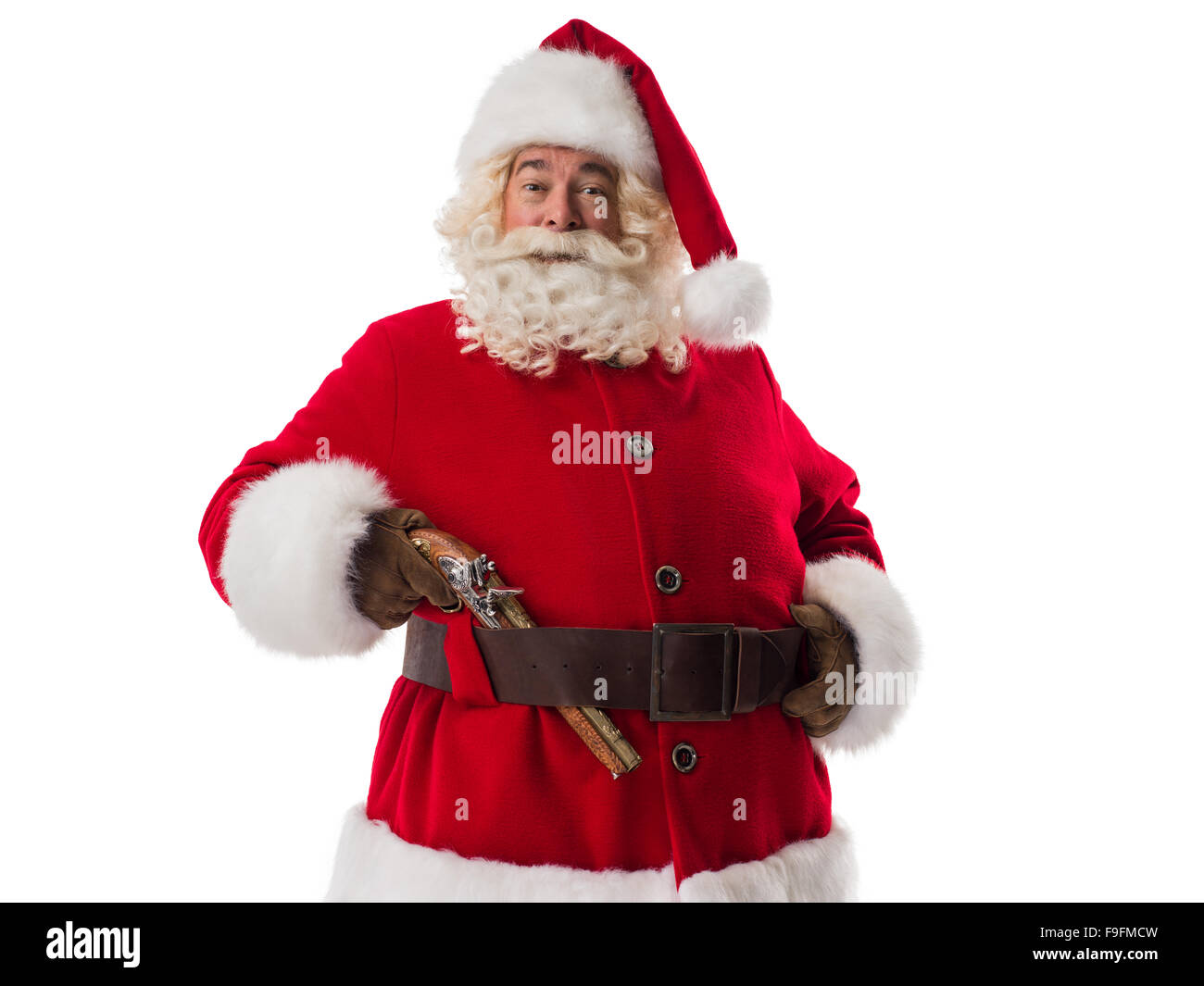Santa holding gun hi-res stock photography and images - Alamy