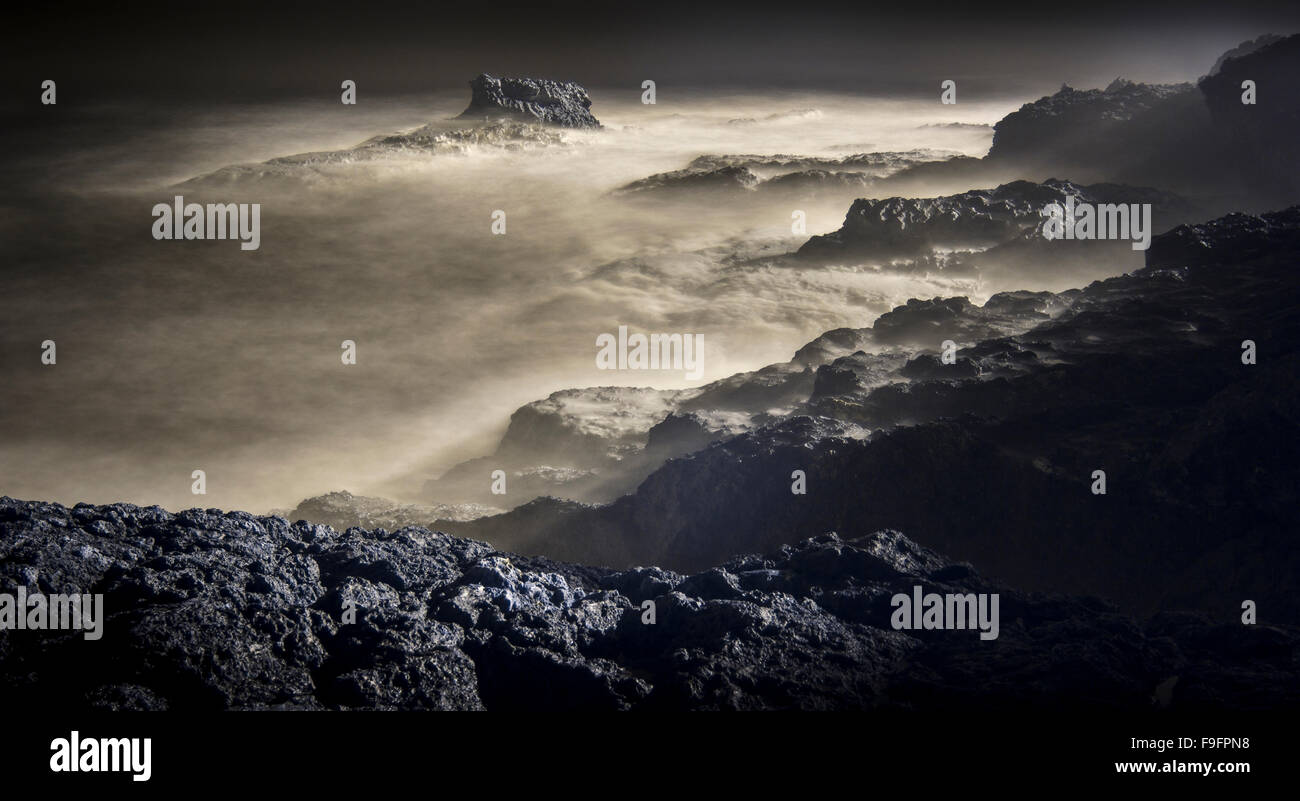 Alien shore landscape Stock Photo - Alamy