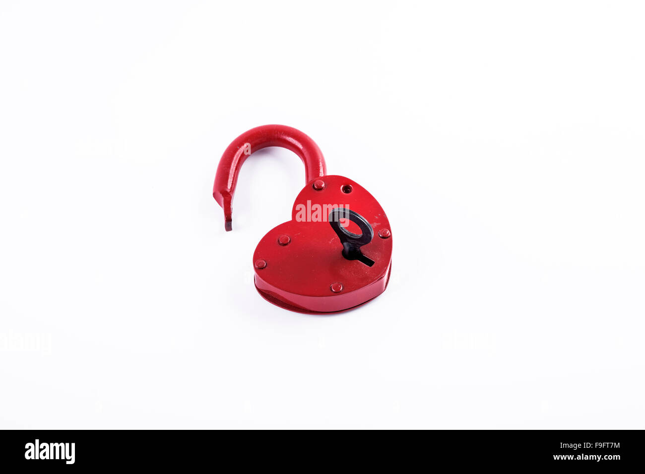 Padlock heart shape Cut Out Stock Images & Pictures - Alamy
