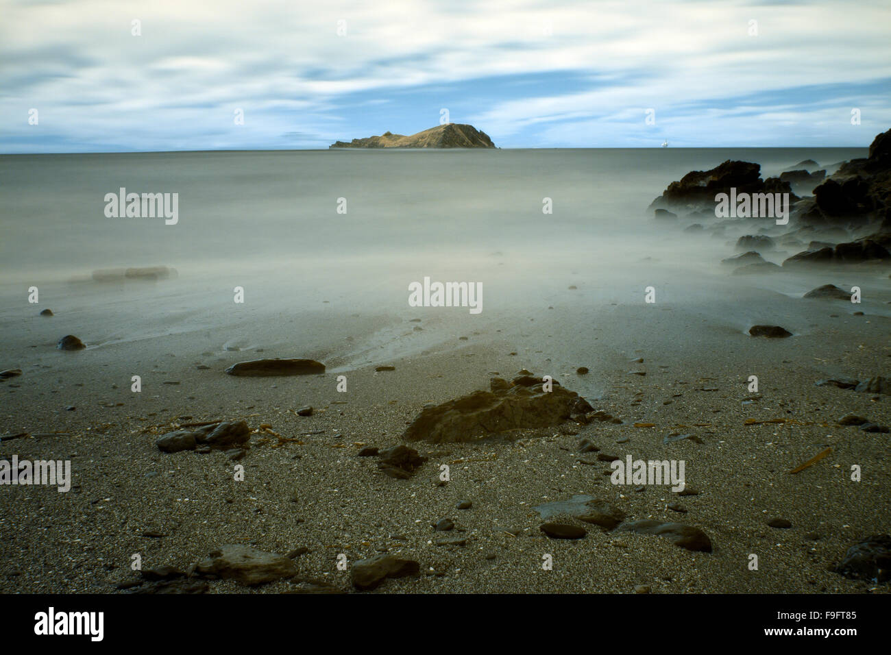 Alien shore landscape Stock Photo - Alamy