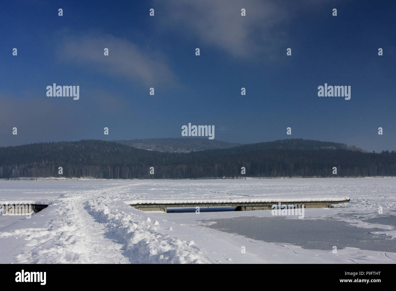 Frozen lake lipno hi-res stock photography and images - Alamy
