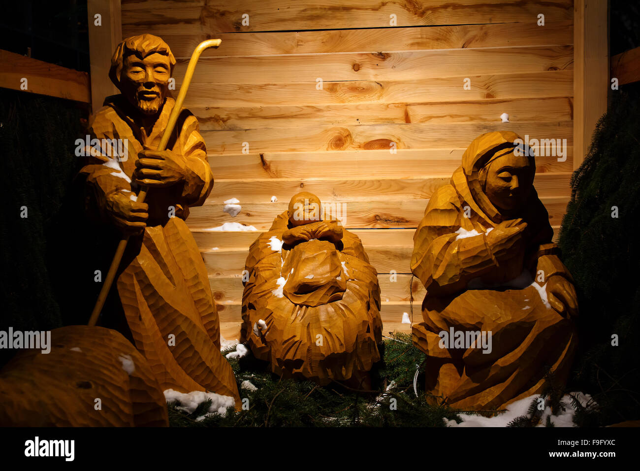 Christmas crib life size hi-res stock photography and images - Alamy