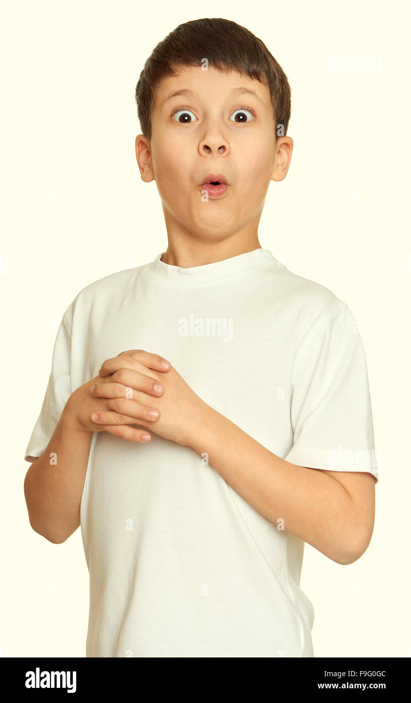 boy make faces, teenager fun portrait closeup Stock Photo - Alamy