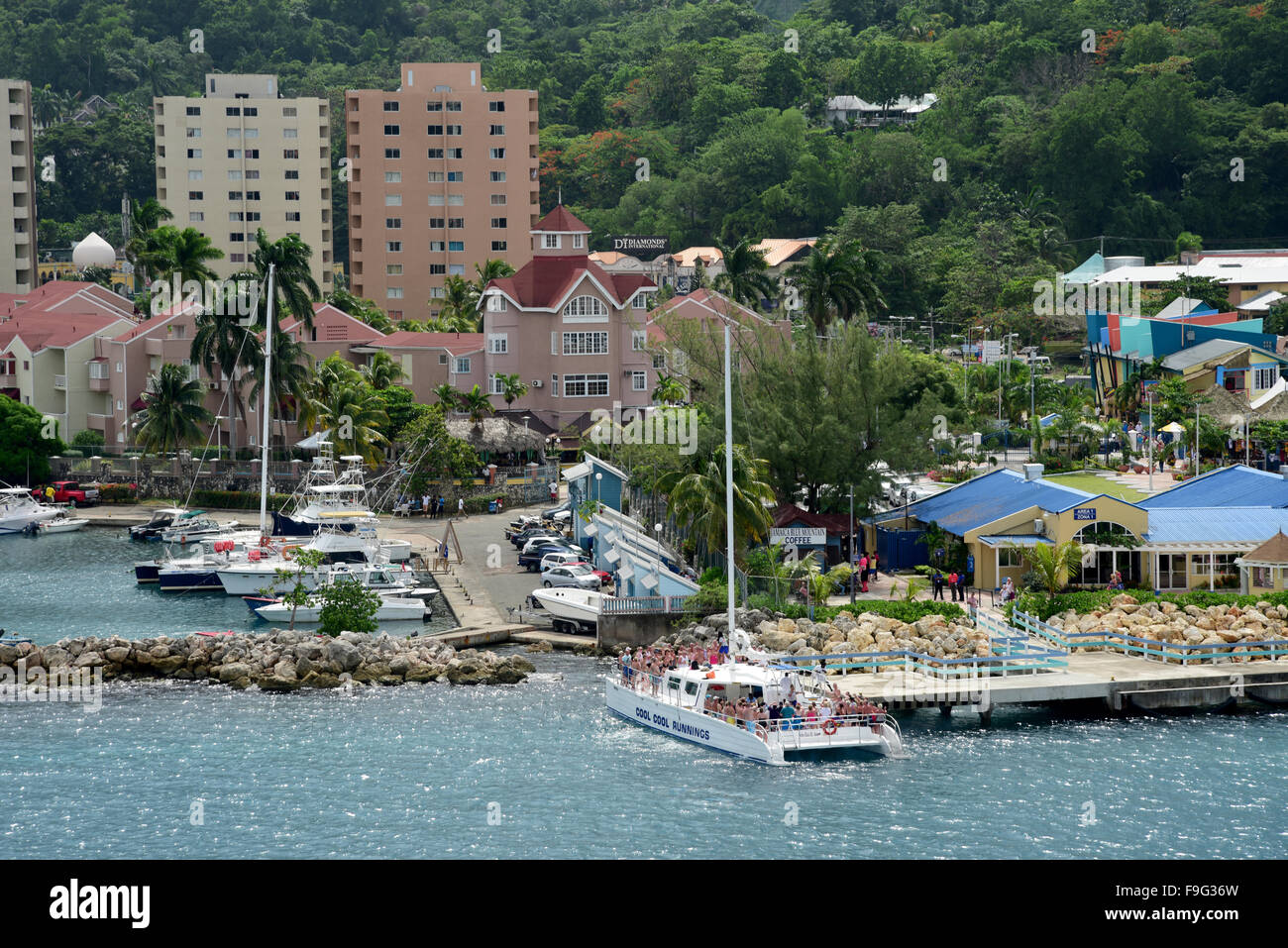 Ocho Rios on the island of Jamaica Stock Photo - Alamy