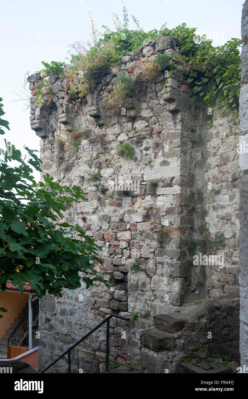 Turkey, Western Black Sea Coast, Amasra, fortification from the Amasra ...