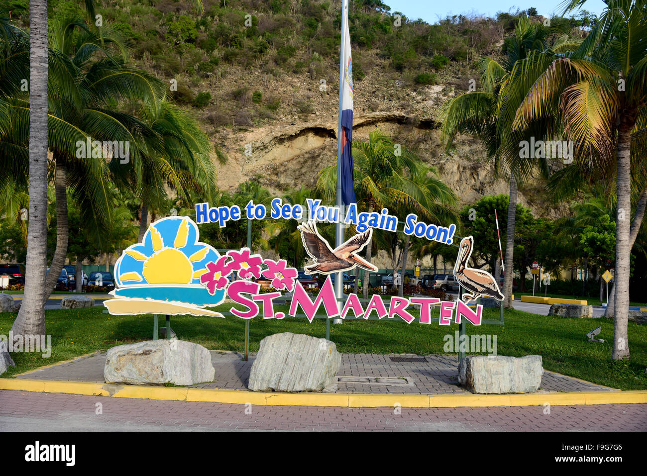 The Caribbean island of Saint Maarten Stock Photo - Alamy