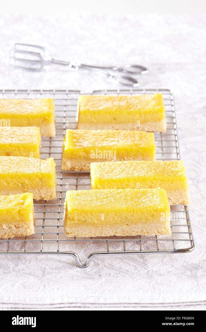 Lemon Fancy Cakes (step by step Stock Photo - Alamy