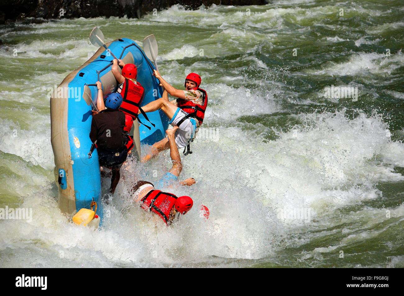 Rafters raft men hi-res stock photography and images - Alamy