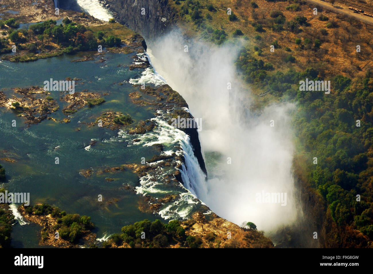 Victoria falls aerial view hi-res stock photography and images - Alamy