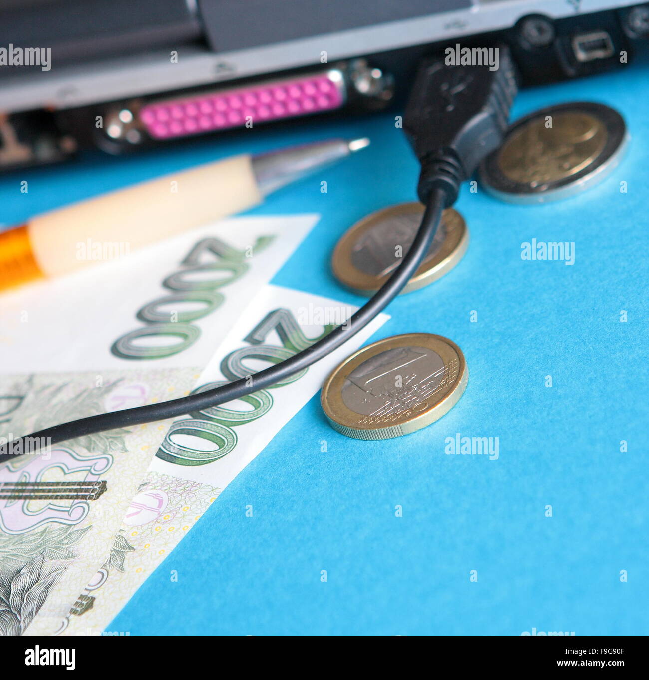 Detail of Money Stock Photo - Alamy