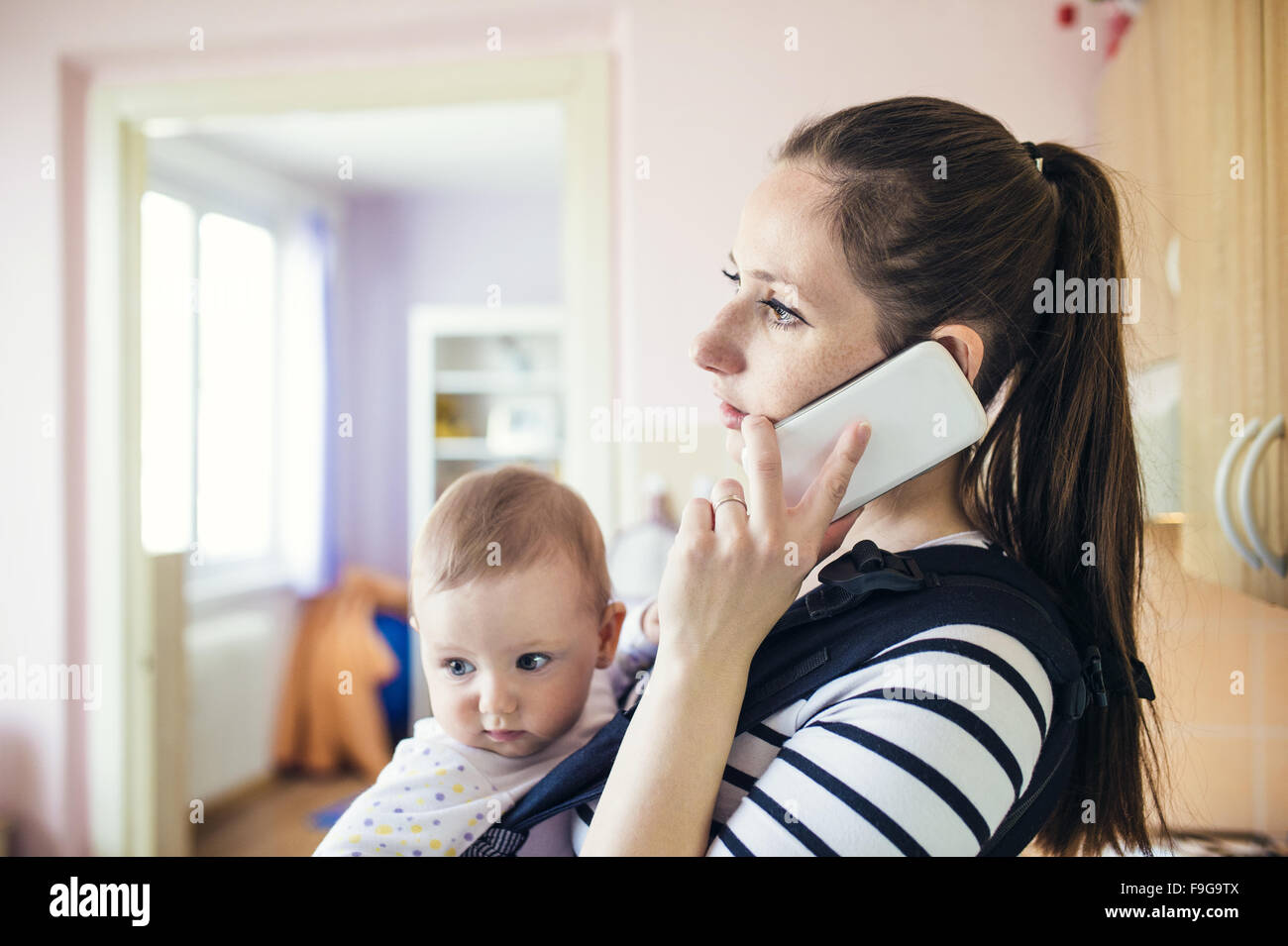 Baby Talking On Cell Phone