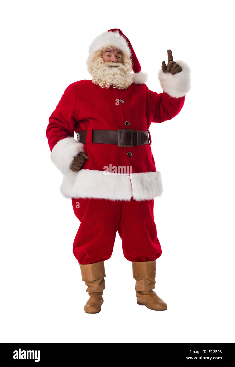 Santa Claus have an idea Full-Length Portrait Stock Photo - Alamy