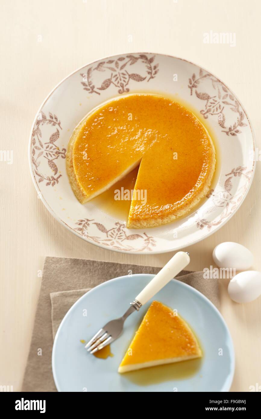 Spanish flan hi-res stock photography and images - Alamy