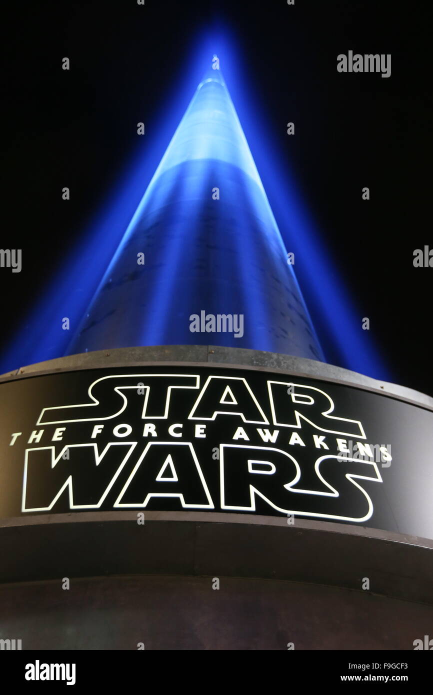 Dublin, Ireland. 16th Dec, 2015. Image of the Spire monument in Dublin ...