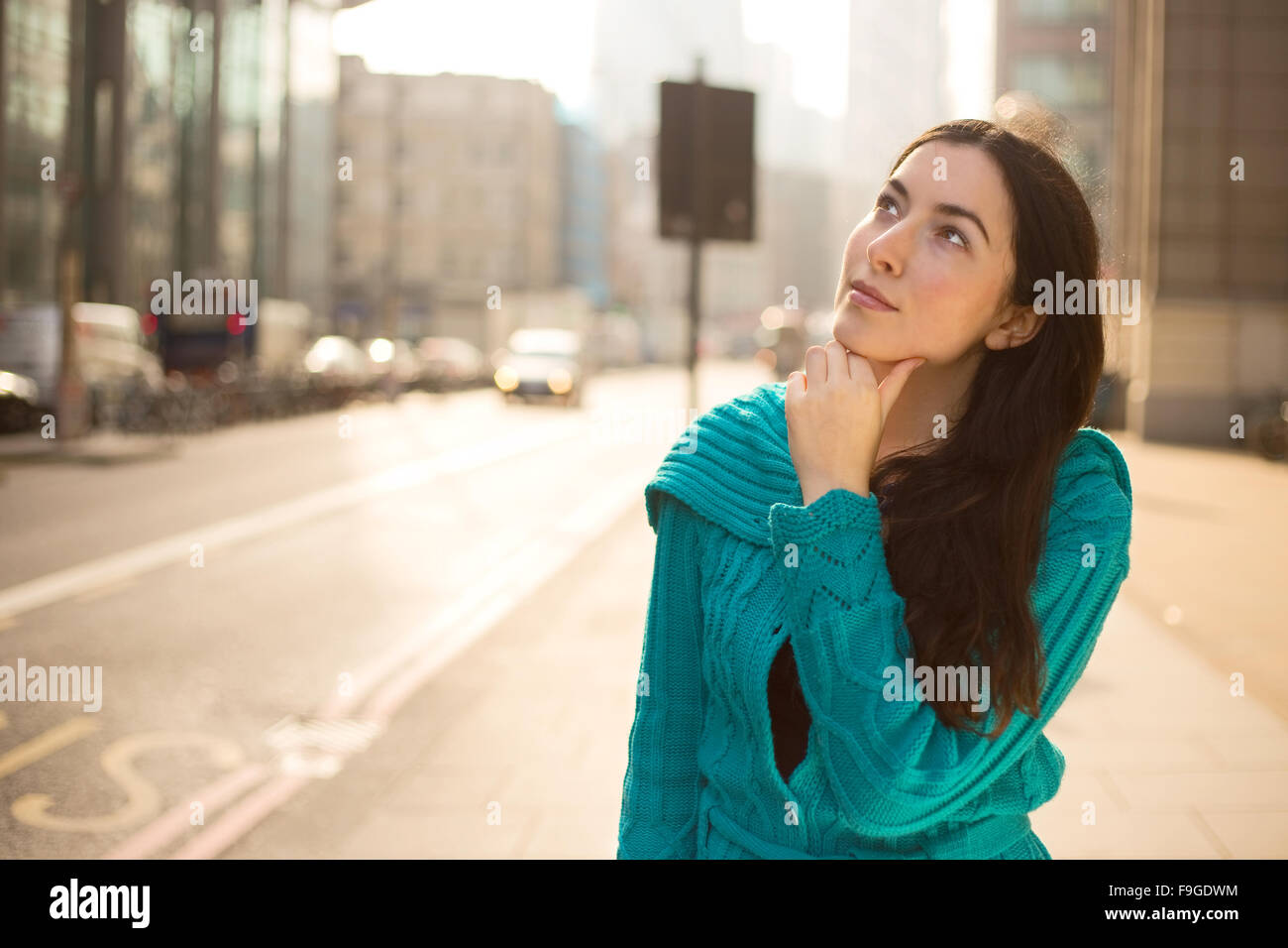 Thoughtful positive hi-res stock photography and images - Alamy