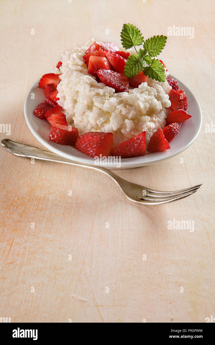 Rice with Fruits Stock Photo - Alamy