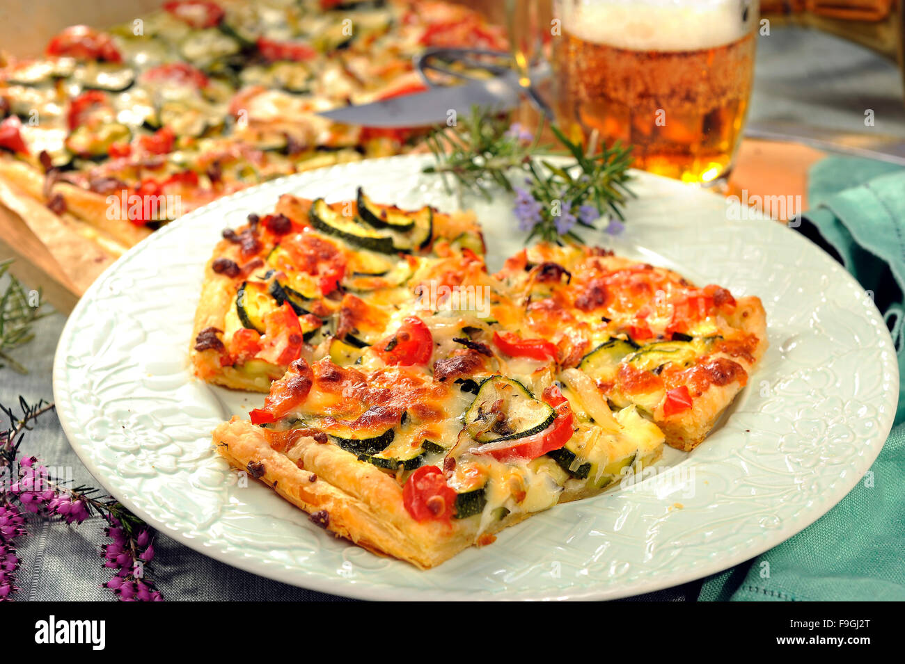 Courgette pie hi-res stock photography and images - Alamy