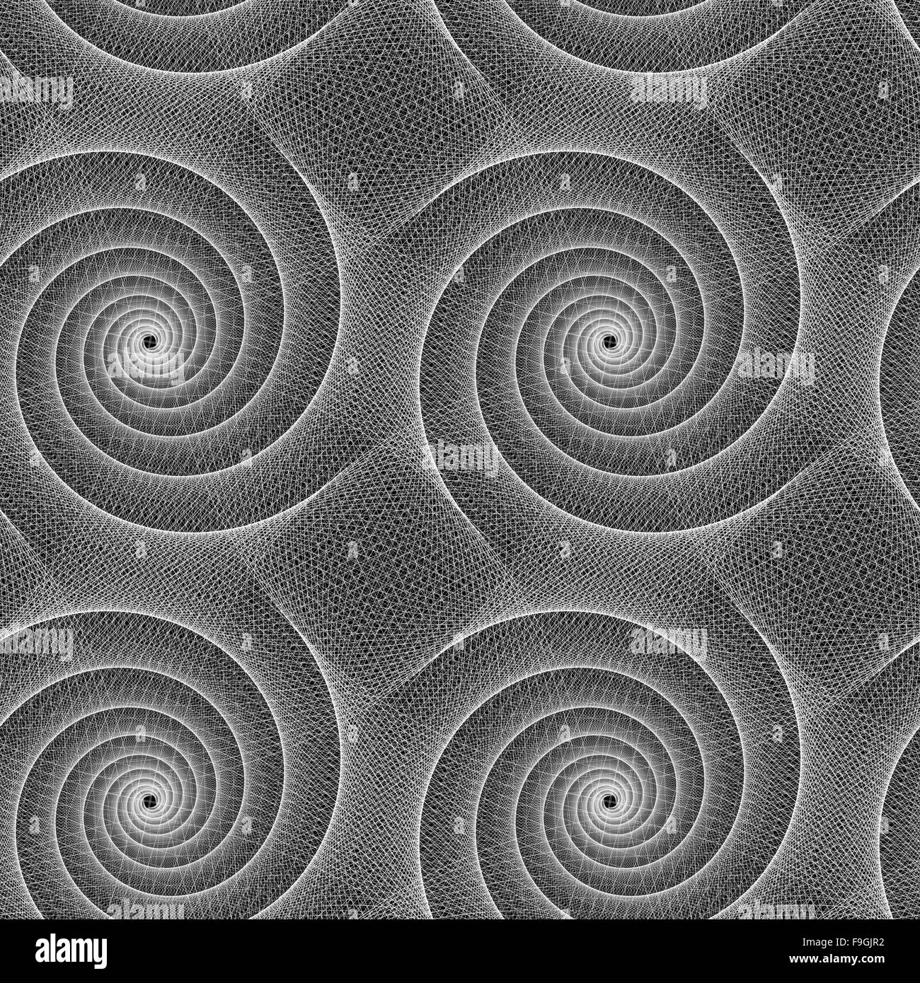 Grey Abstract Spiral Design Repeat Pattern Stock Vector Image And Art Alamy