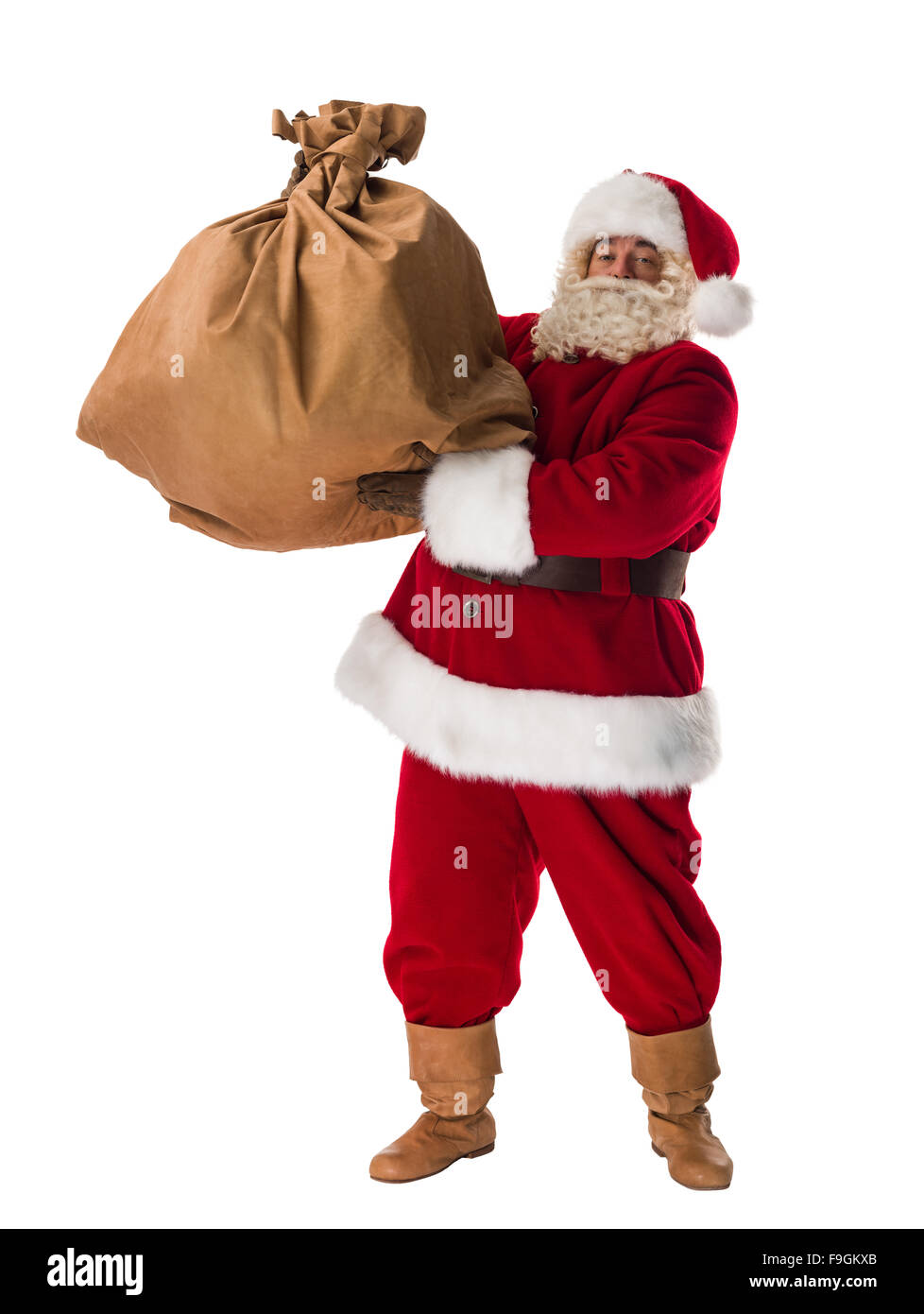 Classic red santa sack Cut Out Stock Images & Pictures - Alamy