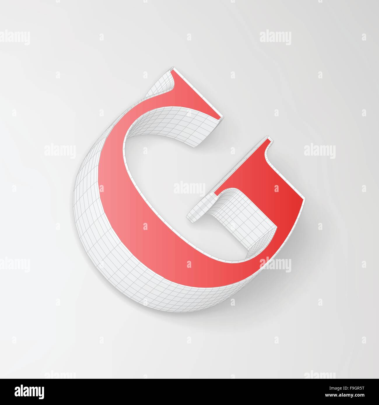 Letter g wireframe hi-res stock photography and images - Alamy