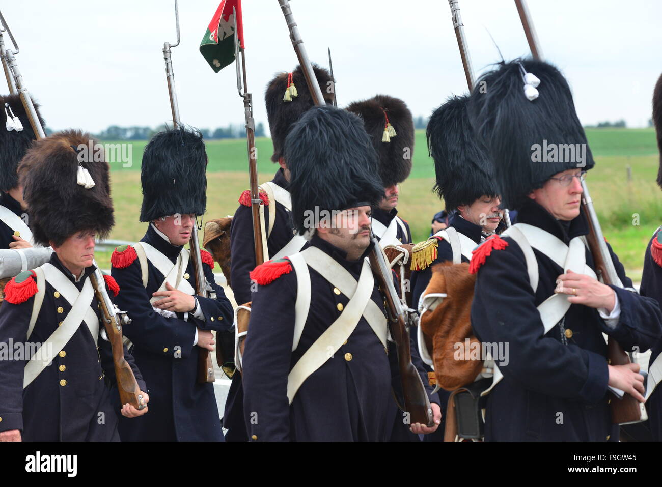 Napoleon imperial guard waterloo hi-res stock photography and images ...