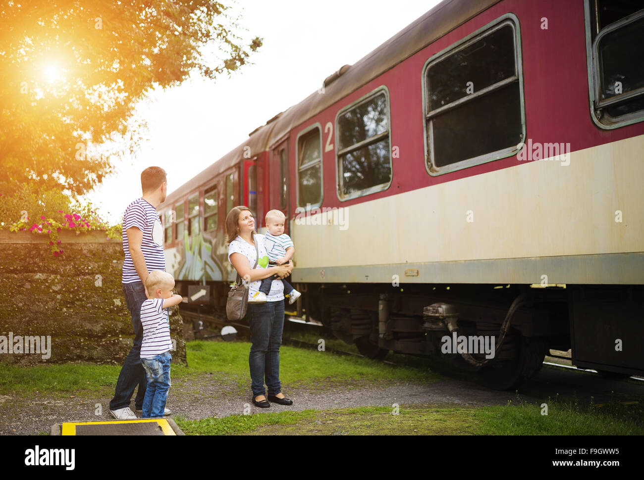 His two sons hi-res stock photography and images - Alamy