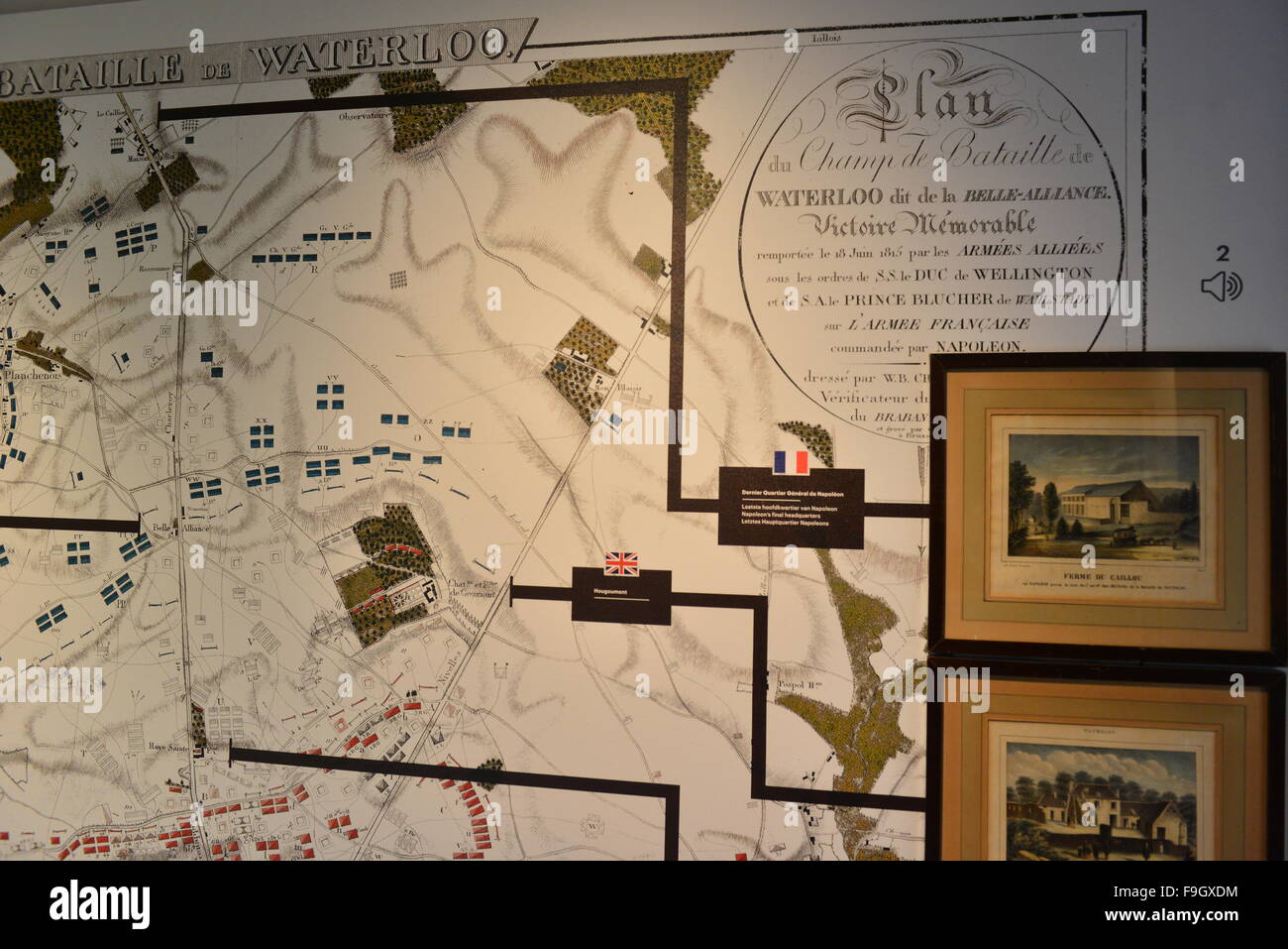 Napoleon's headquarter, Waterloo, Belgium Stock Photo - Alamy