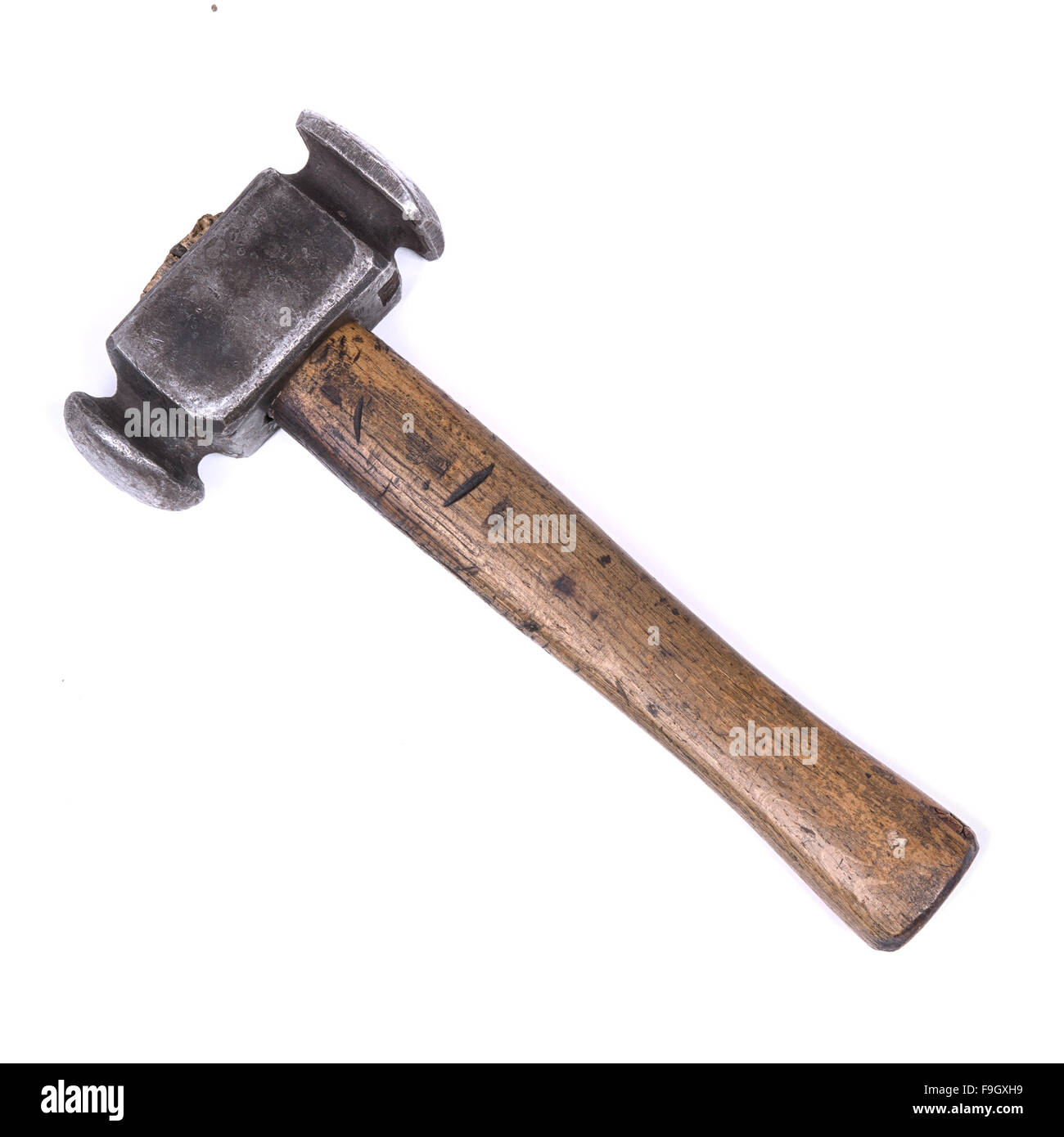Blacksmith Hammer isolated on a white background Stock Photo - Alamy