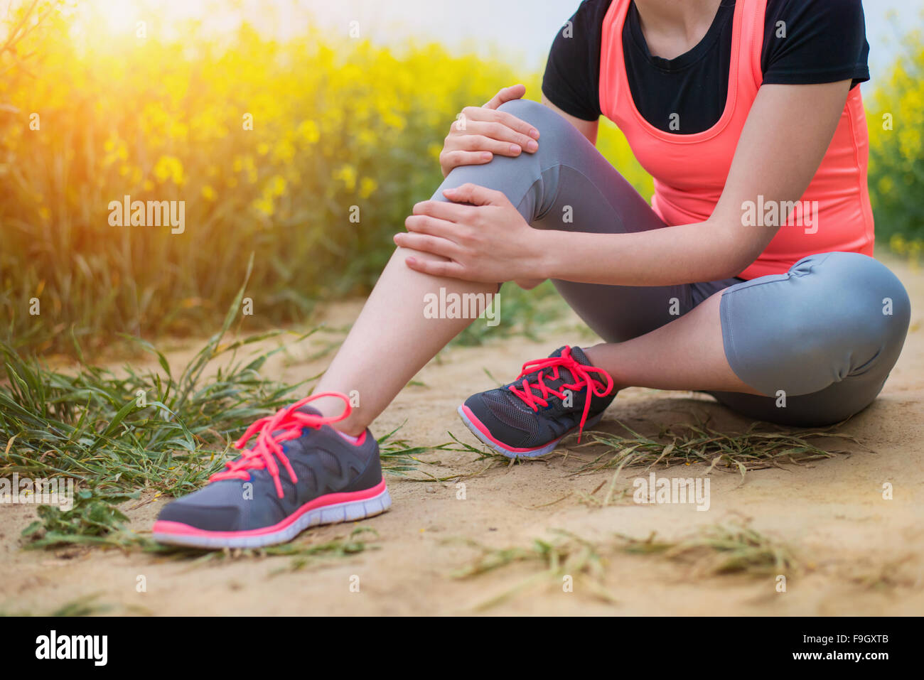 Ankle injury field hi-res stock photography and images - Alamy