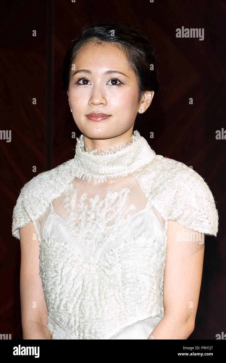 Former AKB48 girl group leader Atsuko Maeda attends the 40th Hochi Film ...