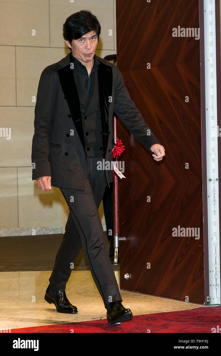 Actor Koichi Sato winner of the Best Actor attends the 40th Hochi Film ...