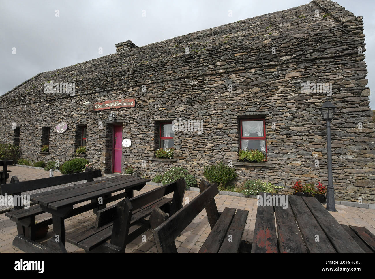 The Stonehouse Cafe and Restaurant at Dunbeg on the Dingle Peninsula in ...