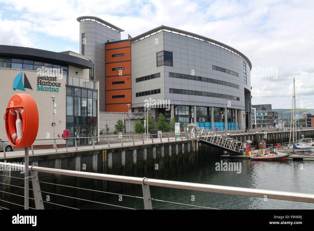 The Belfast Harbour Marina Stock Photo - Alamy
