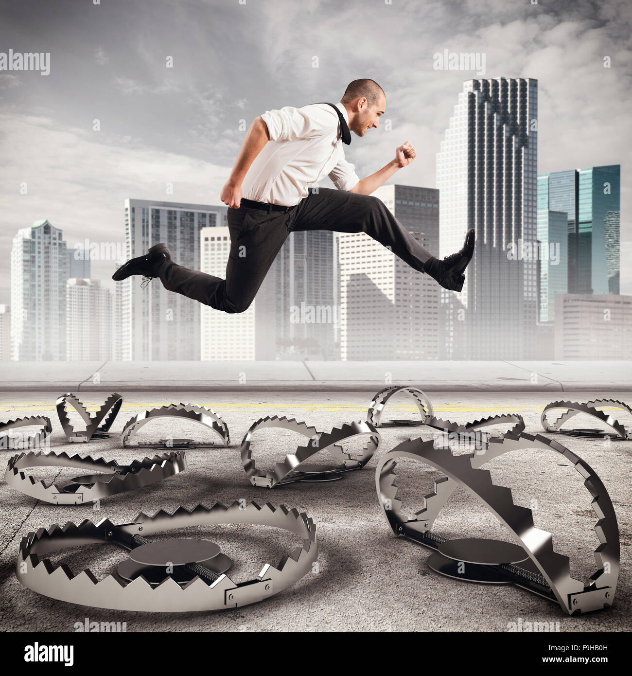 Man running scared hi-res stock photography and images - Alamy