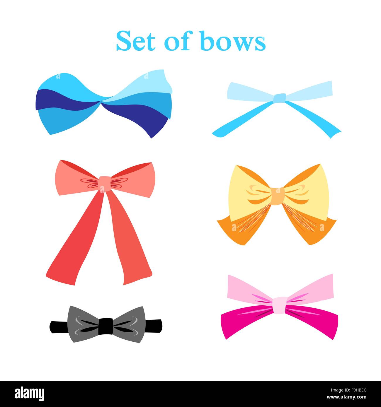 Vintage green bows Stock Vector Images - Alamy