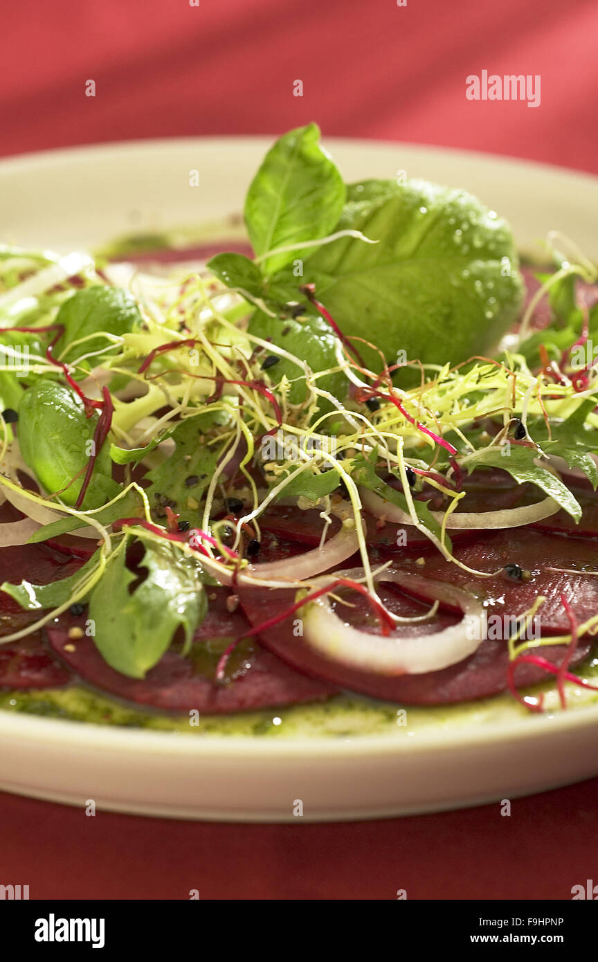 Beet Carpaccio High Resolution Stock Photography and Images - Alamy