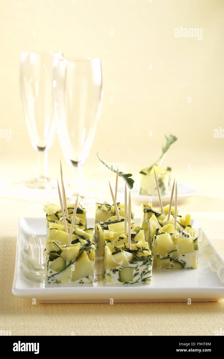 Courgette cubes hi-res stock photography and images - Alamy