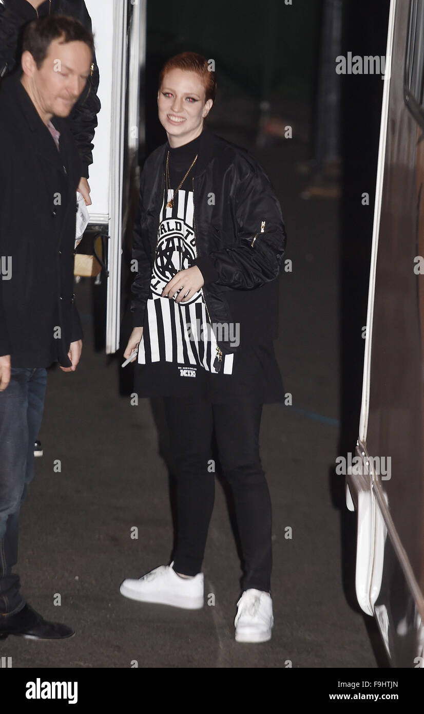 X Factor show departures at Fountain Studios Featuring: Jess Glynne ...