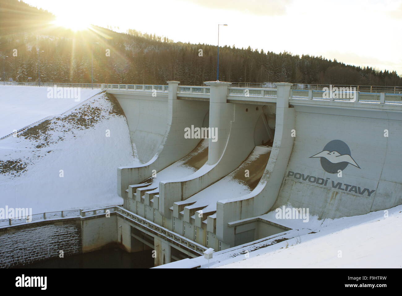 Lipno Dam, Sumava Stock Photo - Alamy