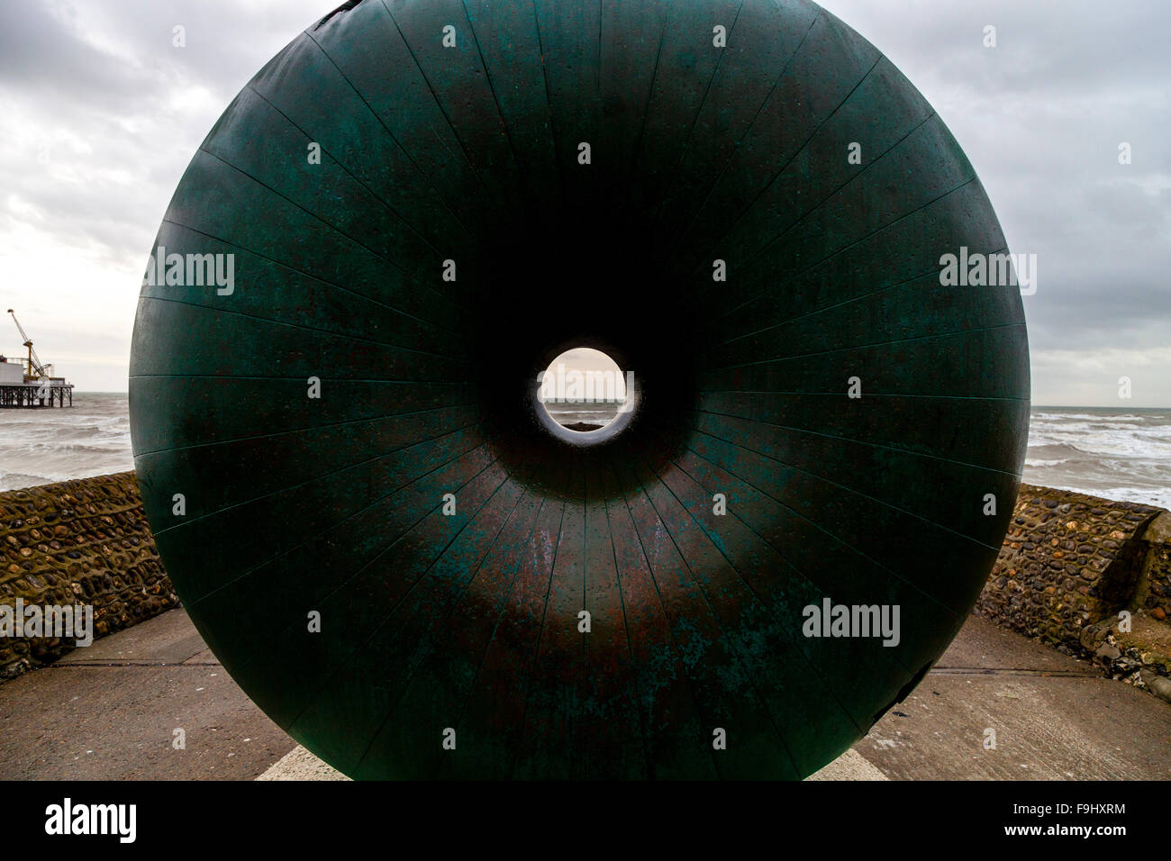 'Afloat' Sculpture by Hamish Black, Brighton Seafront, Sussex, UK Stock ...